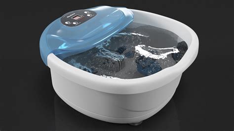 Maxkare Spa Foot Bath Massager Vibration Bubbles 3d Model 39 3ds
