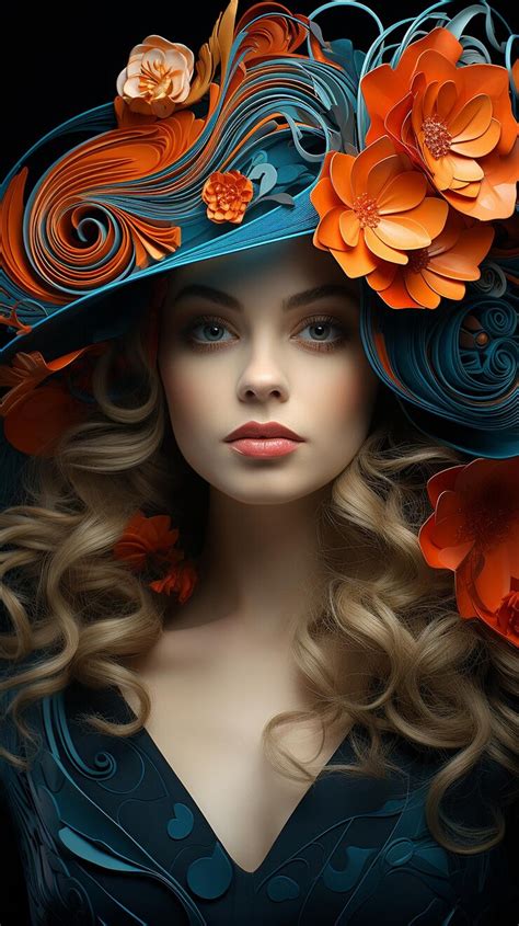 Feminine Beauty In Fibonacci Sequence Premium Ai Generated Image