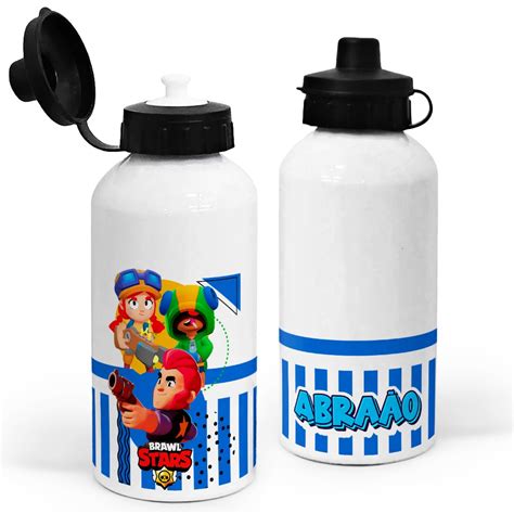 Squeeze Garrafinha Dagua Com Nome Brawl Stars Volta As Aulas