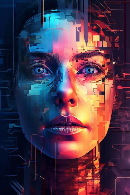 Premium Ai Image Create An Abstract Generative Aidriven Image