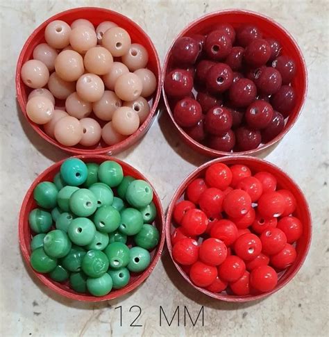 Round Indian Plain Glass Beads For Jewelry Making Size 12m At Rs 540