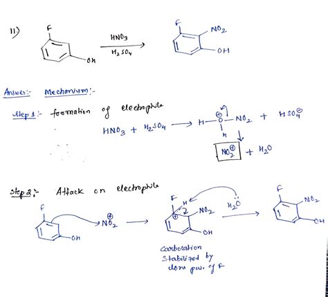 [Solved] 8. Show the step-wise mechanism for the following reaction and... | Course Hero
