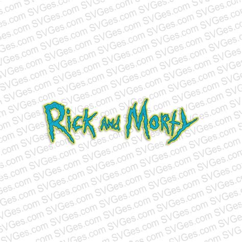 Rick And Morty Machine Embroidery Designs And Svg Files