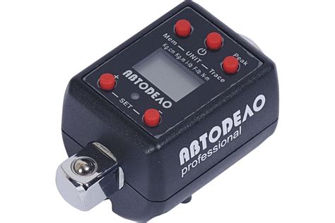 Динамометрический цифровой ключ АвтоDело 1/2, 40-200 Нм 40321 10357 ...