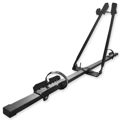 Bagażnik rowerowy dachowy na belki bazowe stalowy uchwyt na rower AMOS