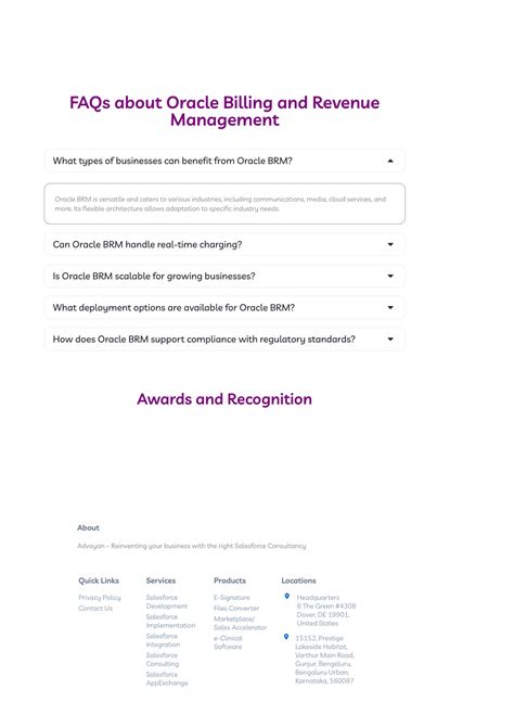 Ppt Oracle Billing And Revenue Management Powerpoint Presentation
