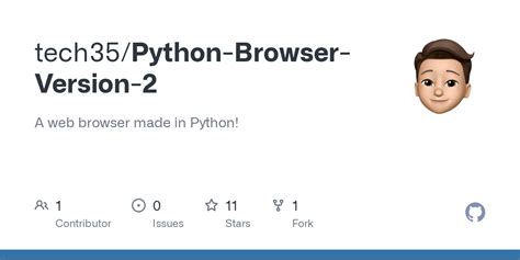 Github Tech35python Browser Version 2 A Web Browser Made In Python