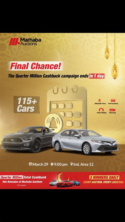 Marhaba Auctions Main Branch 06 April 2025 Description Welcome