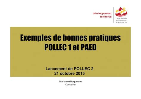 Pdf Exemples De Bonnes Pratiques Pollec 1 Et Sites