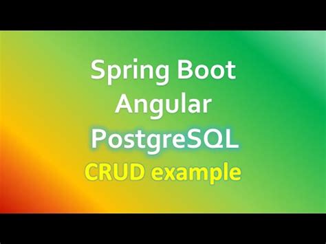 GitHub Bezkoder Angular Spring Boot Postgresql Angular Spring Boot PostgreSQL