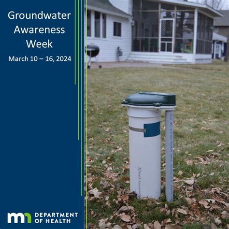 Minnesota Department Of Health Happy Groundwater Awareness Week 4 2