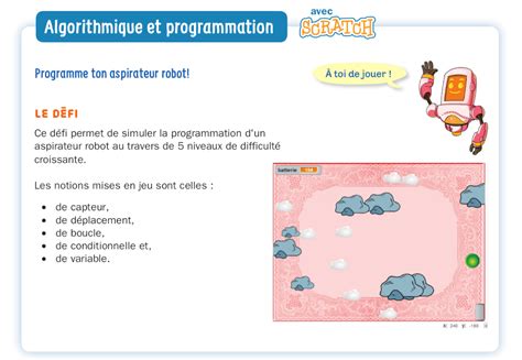 Défis Scratch Défi Codage Et Robotique 2023 Vice Rectorat De