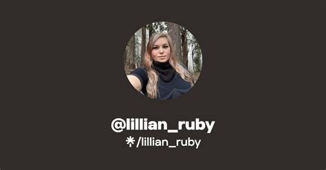 Lillian Ruby Tiktok Linktree