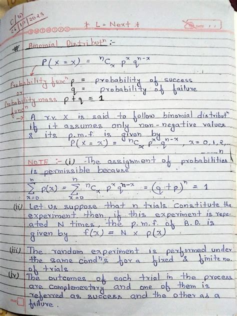 Binomial Distribution Pdf