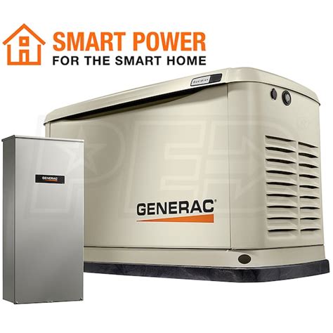 Generac Guardian 7224 ® 14kw Aluminum Standby Generator System 100a Ats