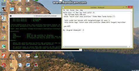 Cara Hack Wifi Menggunakan Cmd