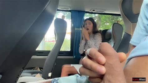 Public Dick Flashing Risky Handjob In Public Bus Full Of People Until He Cum Xnxx Com