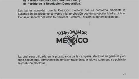 Pan Y Pri Acaparan Finanzas Y Control De La Coalición “fuerza Y Corazón