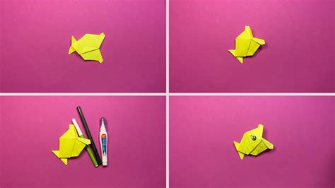 3d 종이접기 물고기 사진과 동영상으로 보는 간단한 접기 방법