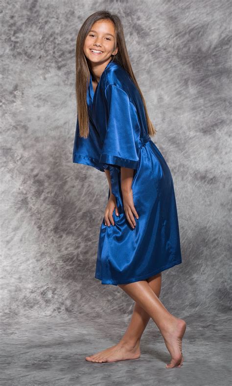 Bridal Satin Robes Bridal Rhinestone Robes Flower Girl Robes