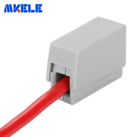 30 Piece Soft And Hard Wire Terminal Block Single 1 Pin Cable Wire Wiring Connecting Connector