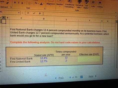 Solved Paste B 1 A Alignment Number Clipboard Ea Conditional