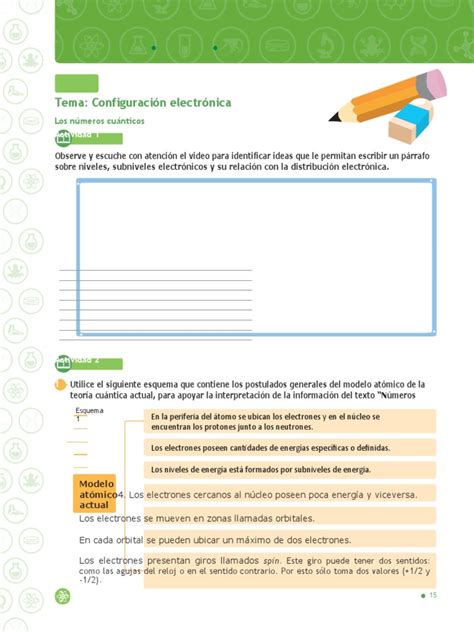Comprendiendo Los Números Cuánticos Y La Configuración Electrónica Pdf Configuración