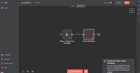 error connection in n8n node oracle database questions n8n community