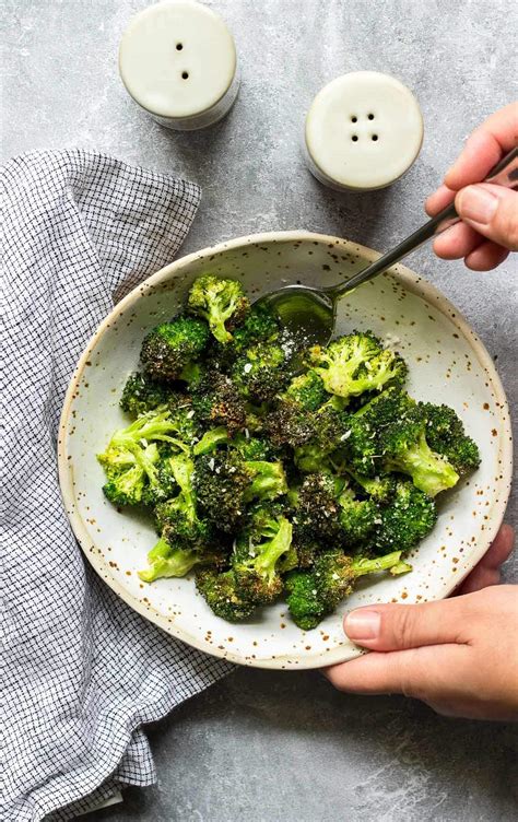 Air Fryer Garlic Parmesan Broccoli The Cooking Jar