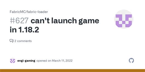 Cant Launch Game In 1182 · Issue 627 · Fabricmcfabric Loader · Github