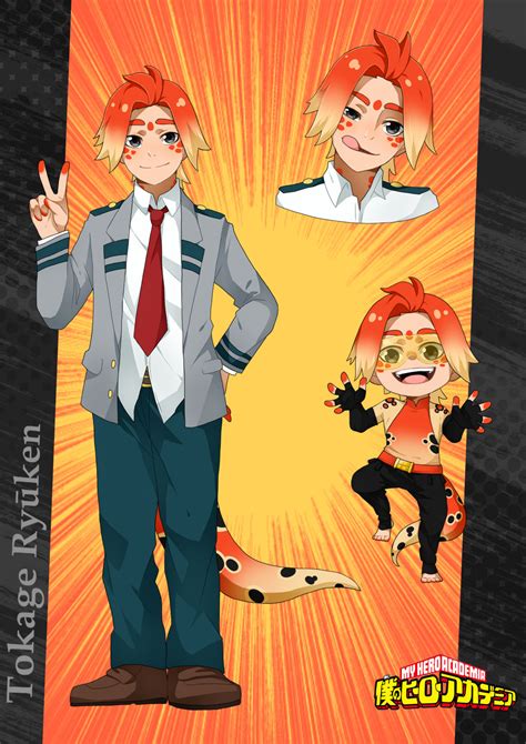 Bnha Oc Ryuken Tokage By Tsunekami On Deviantart