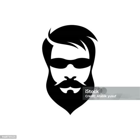 신사 얼굴 로고 이미지 그림 남자에 대한 스톡 벡터 아트 및 기타 이미지 남자 디자인 로고 Istock