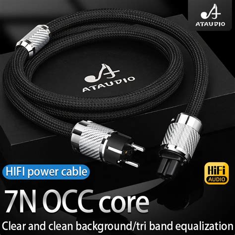 Кабель питания Hi-Fi OCC AC | AliExpress