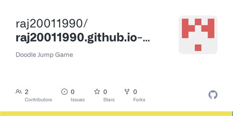 GitHub Raj20011990 Raj20011990 Github Io Doodlejump Doodle Jump Game