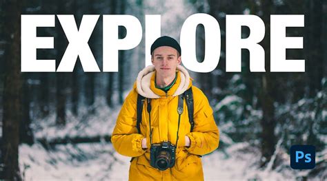 How To Overlap Text With An Image In Photoshop Mypstips