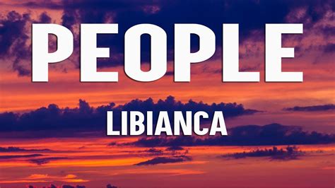 Libianca People Lyrics YouTube