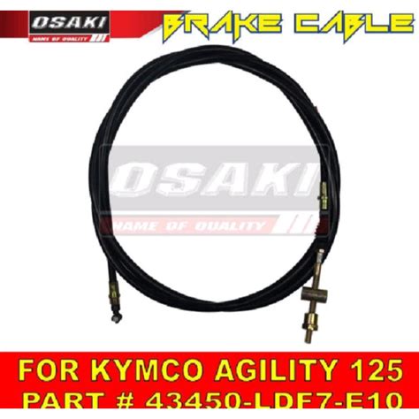 Kymco Agility 125 Brake Cable Osakithrottle Speedometer Shopee