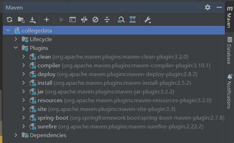 关于idea配置spring后，在pomxml中“＜artifactid＞spring Boot Maven Plugin