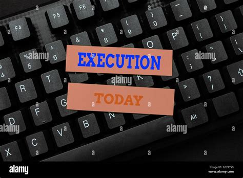 Task Execution Hi Res Stock Photography And Images Alamy