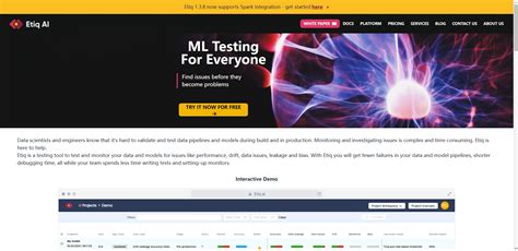 etiq ai validador de pipeline y monitor de modelos potenciados por ia