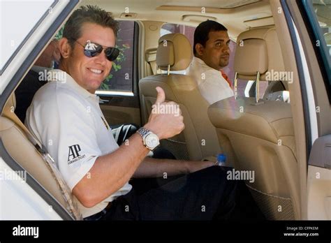Lee Westwood At Dubai College Ahead Of The Omega Dubai Desert Classic