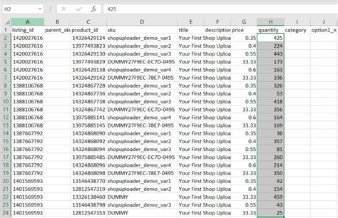 Update Inventory Shop Uploader