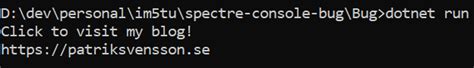 bug link rendering · issue 526 · spectreconsole nsole · github