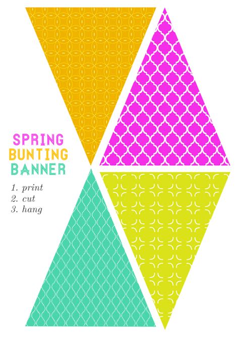 Strive Flag Printable Bunting Flags Printable Pennant Banner Template