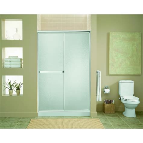 Sterling Standard 65 In H X 43 In To 48 In W Framed Sliding Shower Door