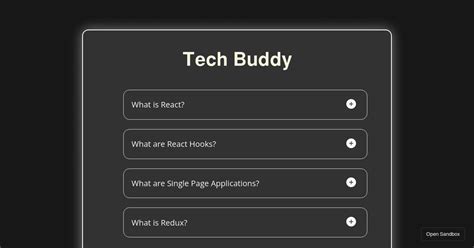 Week12 Activity1 Tech Buddy Expandable Queries Codesandbox