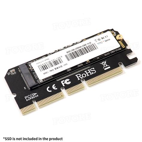 Badu Bg M 2 To Pcie X16 Adapter Card Pci E To M 2 Convert Adapter Nvme