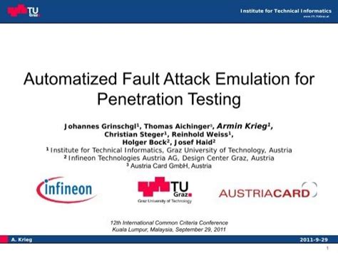 Automatized Fault Attack Emulation For Penetration Testing