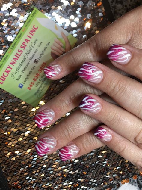 Puple And Pink Nails