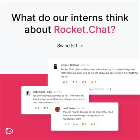 Rocketchat On Linkedin What Do Our Interns Think About Rocketchat